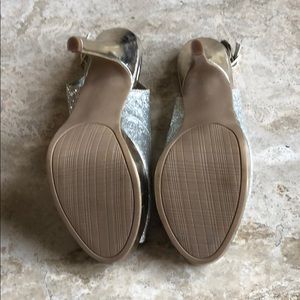 Rampage | Shoes | Rampage Silver And Gold Glittery Stiletto Heels ...